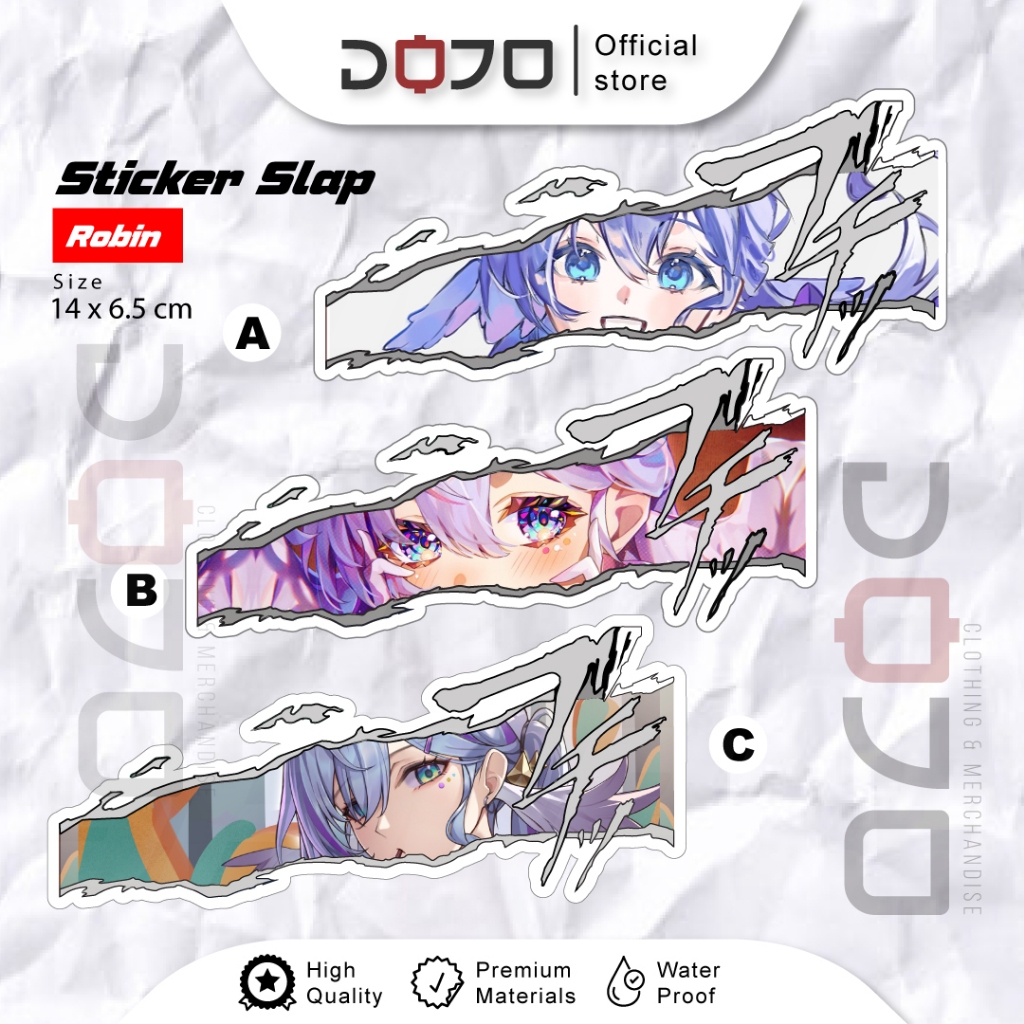 สติ๊กเกอร์ VINYL Honkai Star Rail Robin HSR Motorcycle Car notebook ...