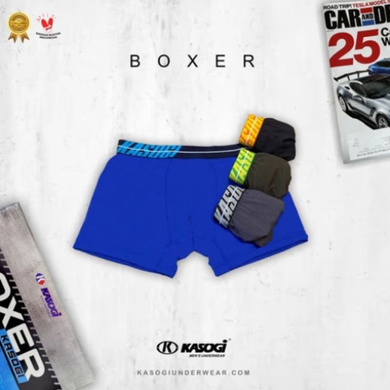 กางเกงในบ็อกเซอร์ชาย Kasogi Boxers Premium | Shopee Thailand