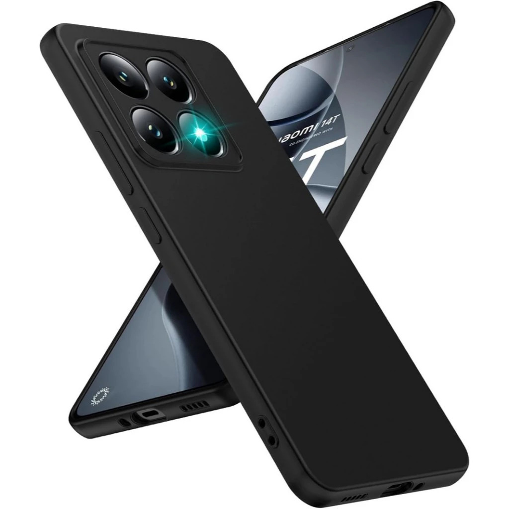 เคส XIAOMI 14T 14T PRO SOFT CASE MACAROON LIST BLACK SLIM MATTE ...