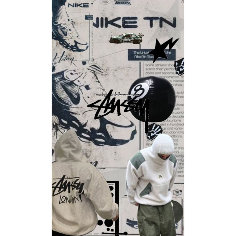 STUSSY โปสเตอร์ความงาม/โปสเตอร์ เท่านั้น/โปสเตอร์/โปสเตอร์/โปสเตอร์ ...