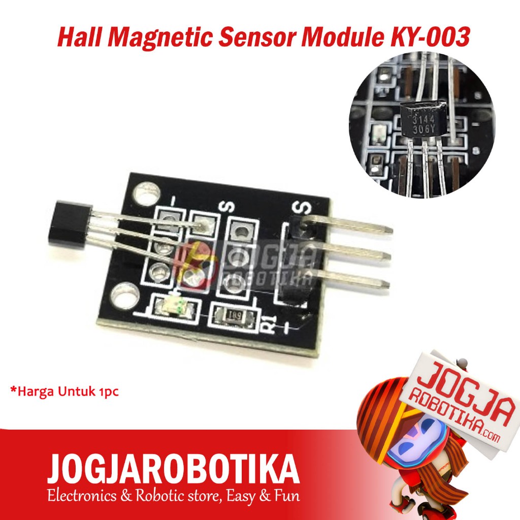 Hall โมดูลเซ็นเซอร์แม่เหล็ก KY003 KY-003 | Shopee Thailand