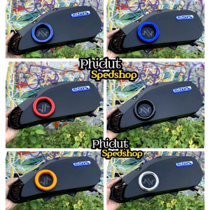 Hitam ฝาครอบกรอง Slim Veloscope Vario 125 Vario 150 Led 2015 - 2017 ...