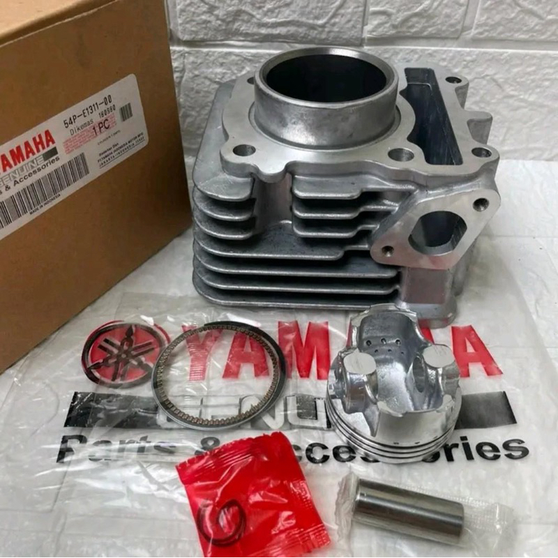 54p แพ็คเกจบล็อกลูกสูบสําหรับ Yamaha Mio J Mio GT Mio Soul GT 115 Fino ...