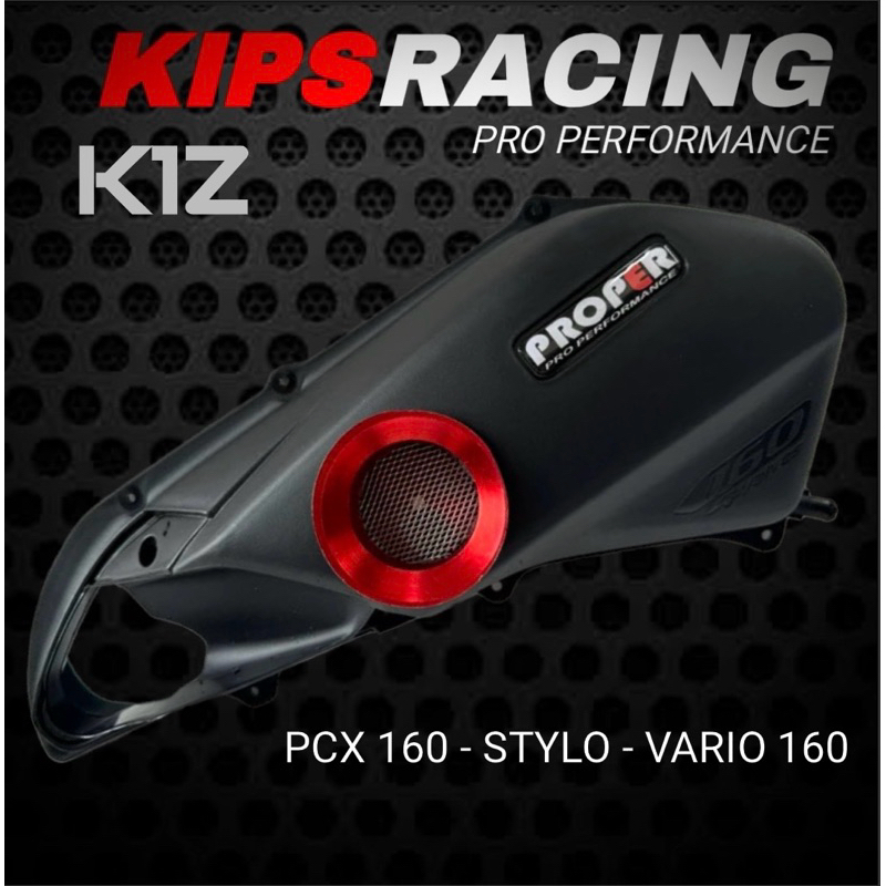 Pcx 160 ฝาครอบกรอง PROPER AIR FUNNEL MEEDING FUNNEL ️Kips RACING BOSTER ...