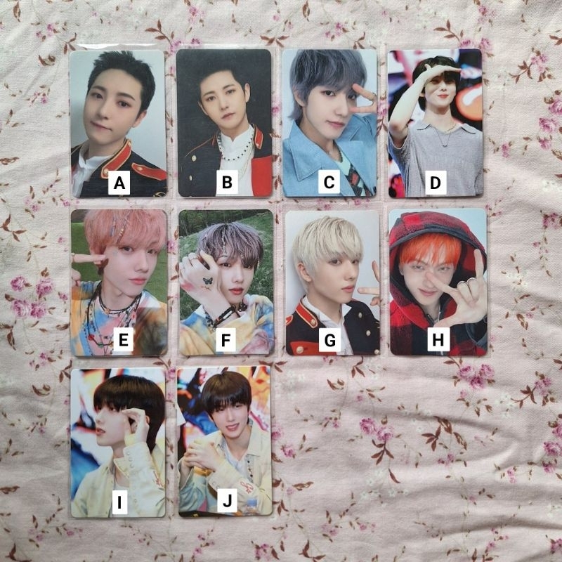 การ์ดรูปถ่ายอย่างเป็นทางการ jaehyun อัลบั้มแรก j ver nct 127, renjun ...