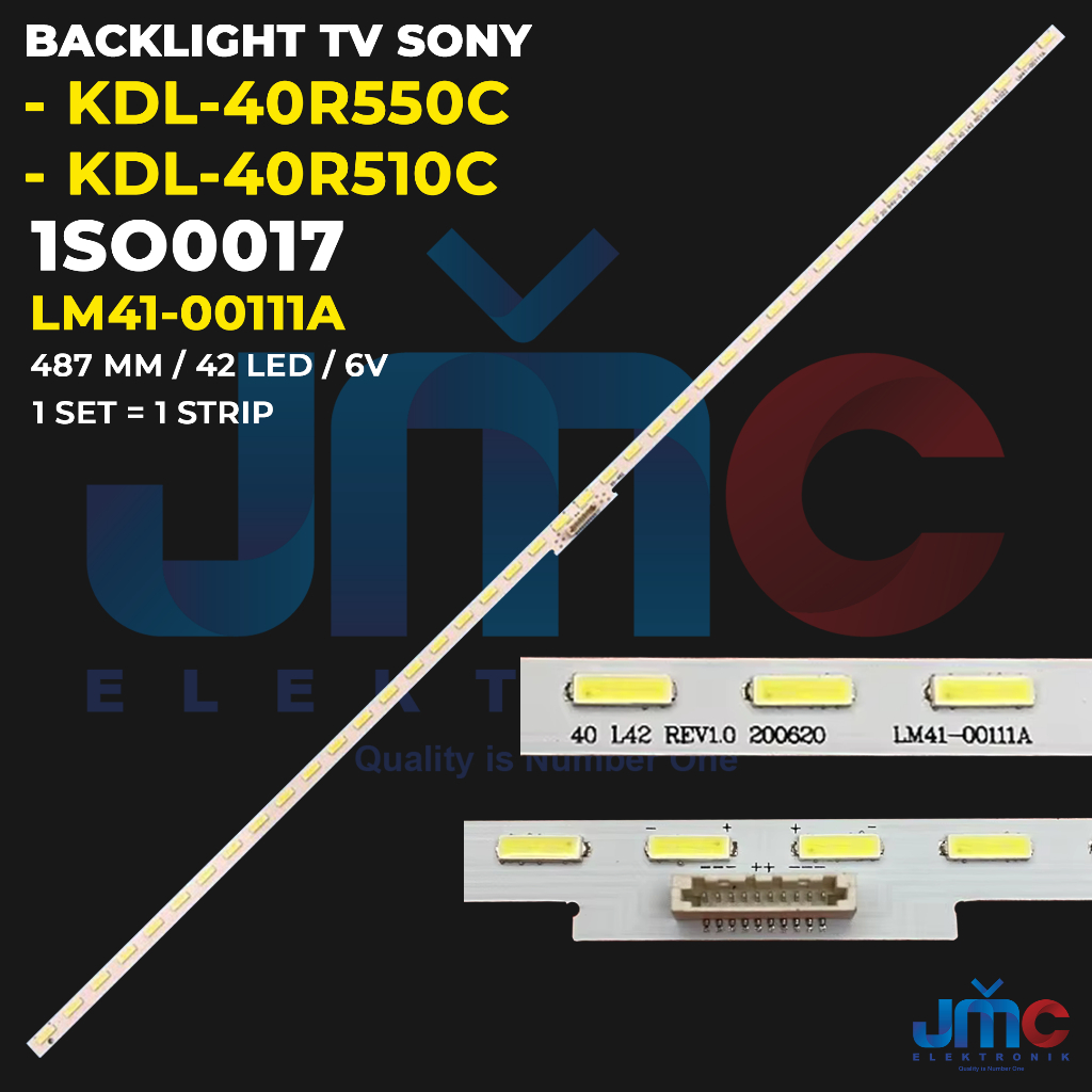 Sony ไฟแบ็คไลท์ทีวี 40 นิ้ว KDL-40R550C KDL-40R510C KDL-40W705C LM41 ...