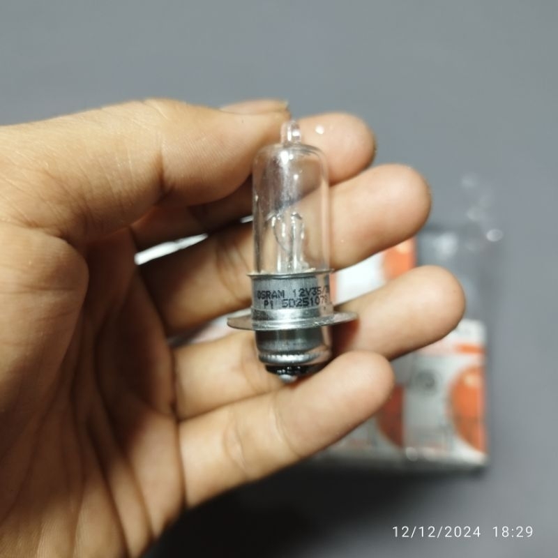 [ ราคา 1 ชิ้น ] OSRAM FRONT BULB 12 โวลต์ 35 วัตต์ OSRAM UNIVERSAL BEBEL MATIC FRONT LIGHT 12V ...
