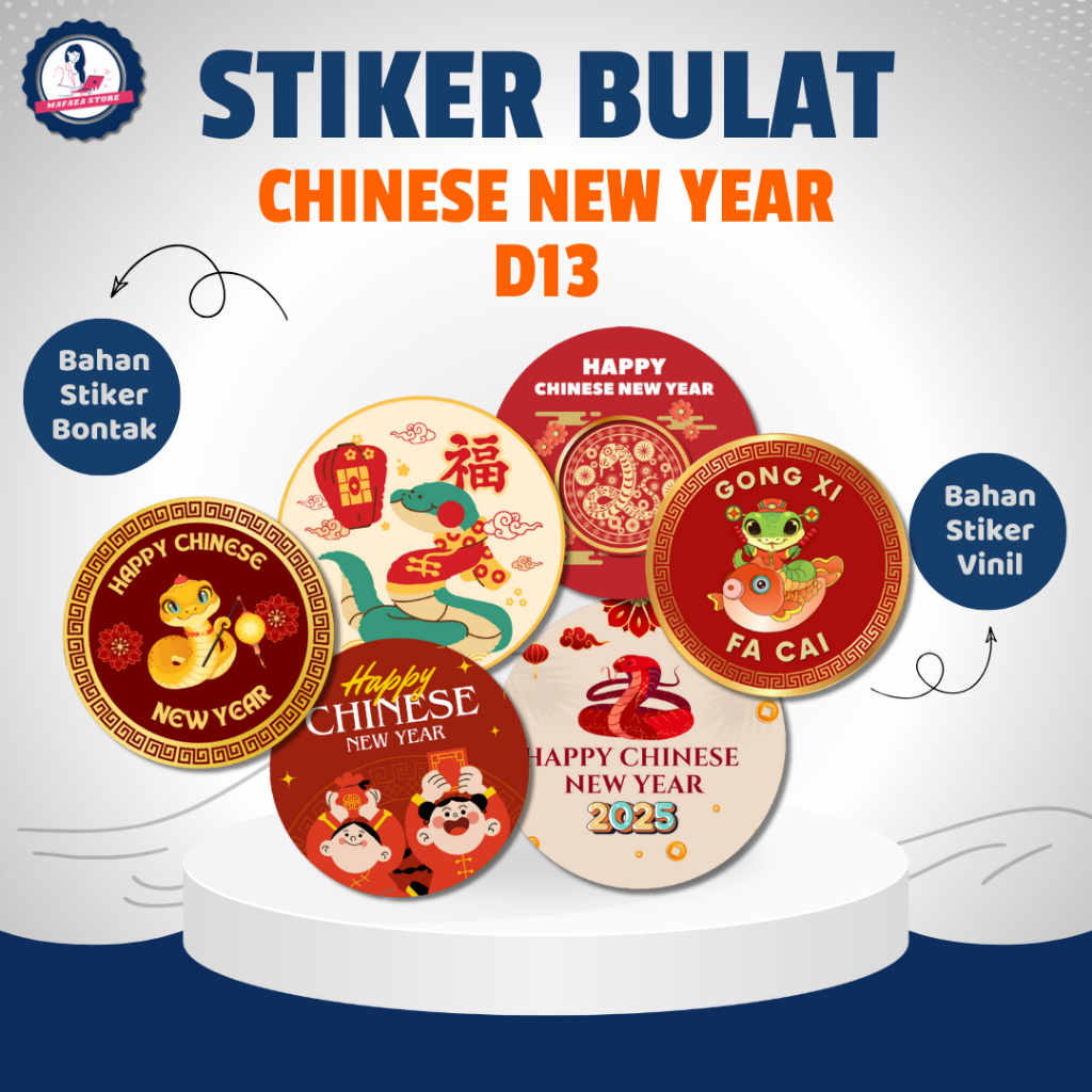 Part 2 DIRECT STICK สติ๊กเกอร์ทรงกลมสําหรับ gong xi fa cai เค้ก / ป้าย ...