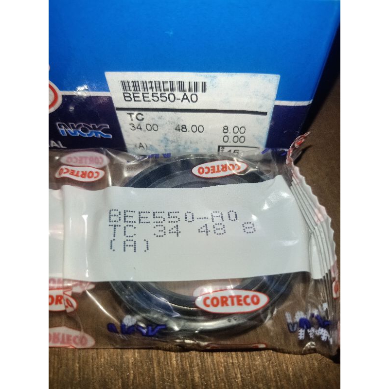 ซีลน้ํามัน TC 34 48 8 NOK ORIGINAL CORTECO NBR | Shopee Thailand