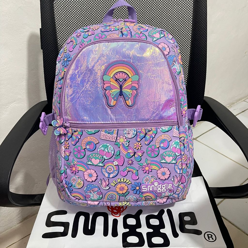 SMIGGLE NEW BUTTERFLY SD BACKPACK พลาสติกฟรี SMIGGLE | Shopee Thailand