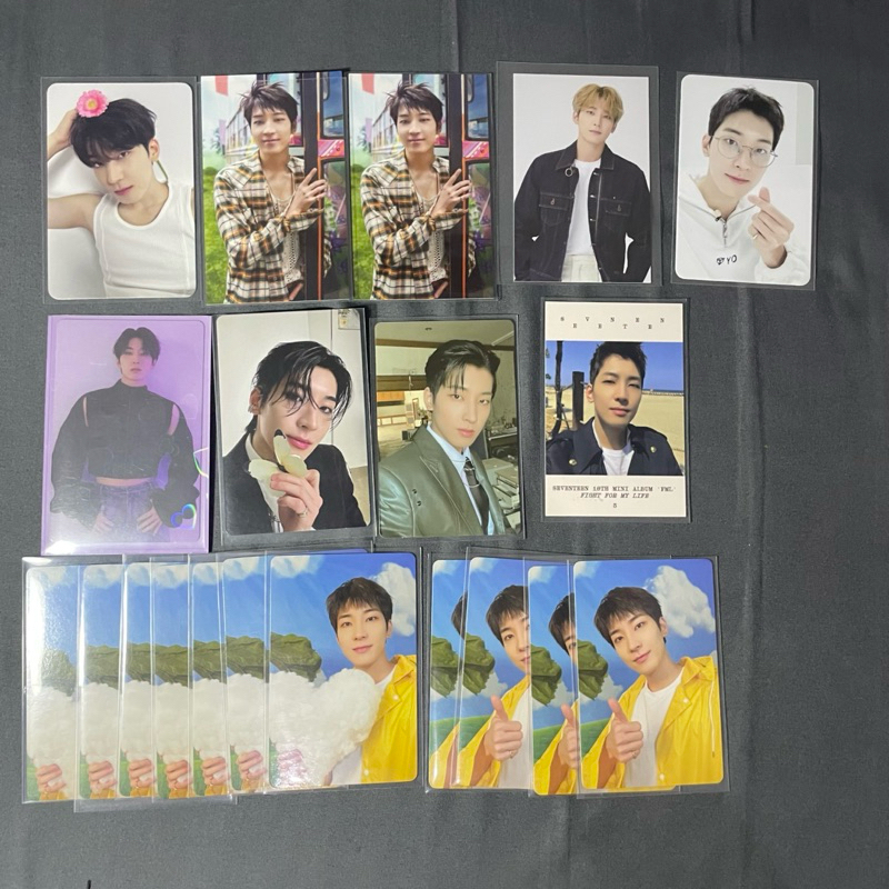 Photocard WONWOO SEVENTEEN OFFICIAL WW WONU SVT SEBONG | Shopee Thailand