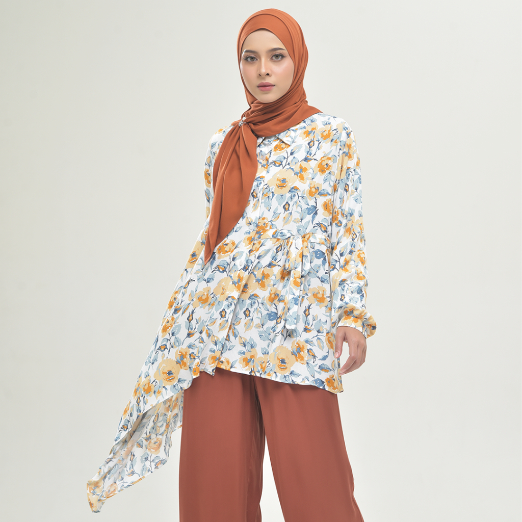 โมท. Fashionid - Anina Aina Aina Apricot Buff Tunic | Shopee Thailand