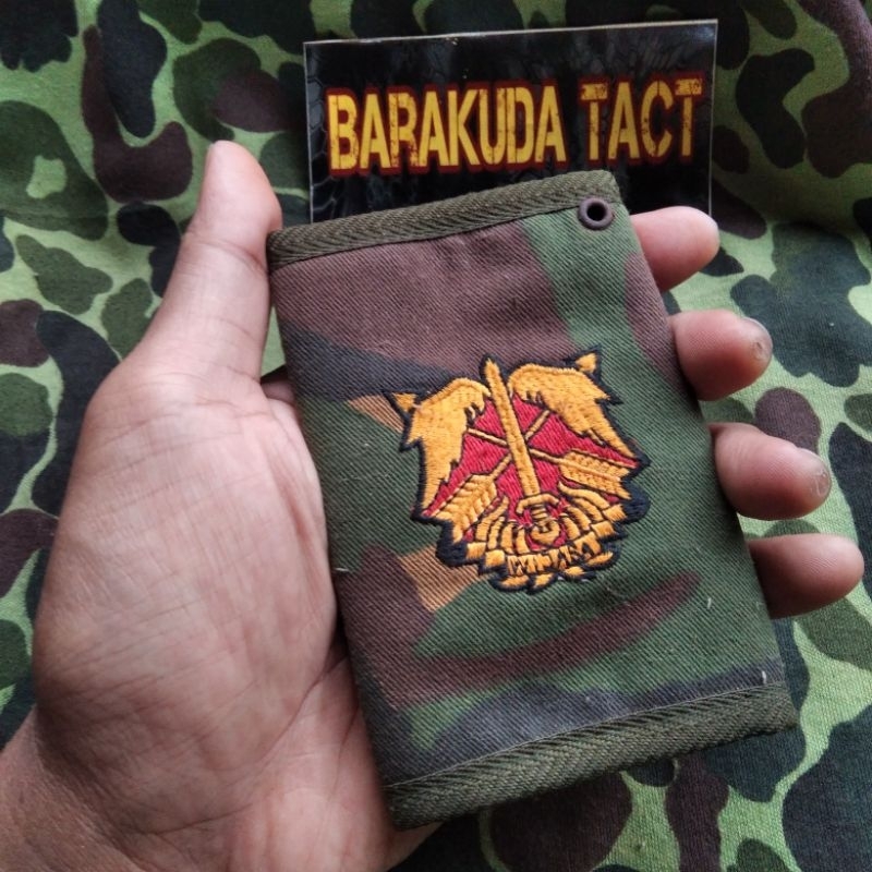 Menpor Brimob Jadul Jaman ABRI กระเป๋าสตางค์ Stnk Brevet Resimen ...