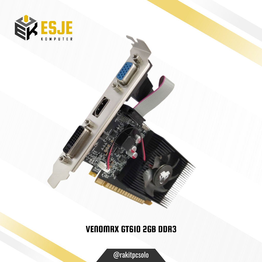 Vga VenomRX Geforce GT610 1GB DDR3 - Venom RX GT 610 2GB | Shopee Thailand