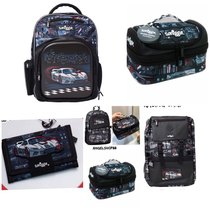 New BACKPACK SD SMiGGLE RACING CARS GRADE ORI | Shopee Thailand