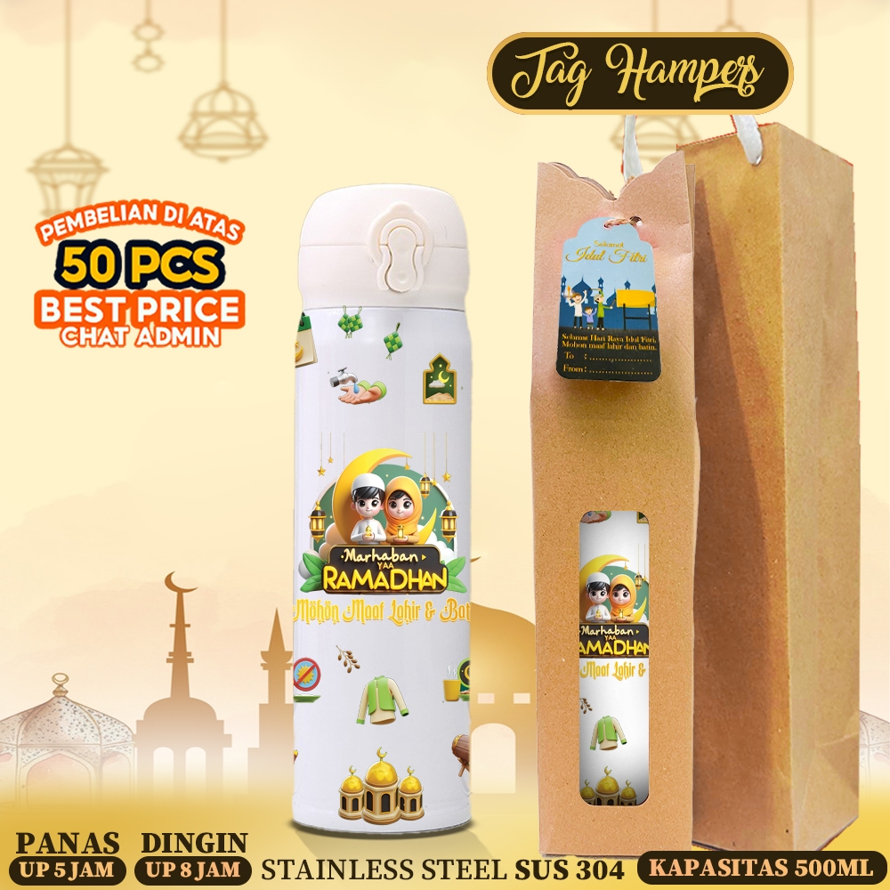 Eid UL FITRI HAMPERS 2025 UNIQUE TUMBLER PARCEL RAMADHAN - SERBA SERBI ...