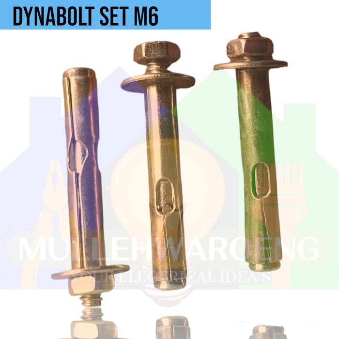 Dinabolt 6 X 40 / Dynabolt Bolt 6x40 ชุดขายึด Dinabolt สีเหลือง ...