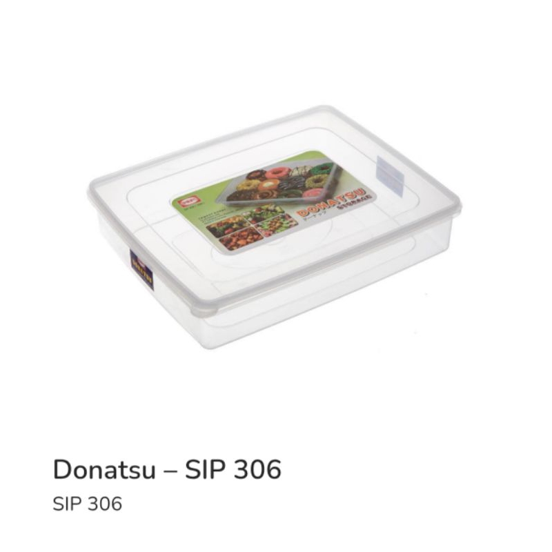 Shinpo Donatsu Box 306/306L /กล่องโดนัท/กล่องอาหารอเนกประสงค์/กล่องใส ...