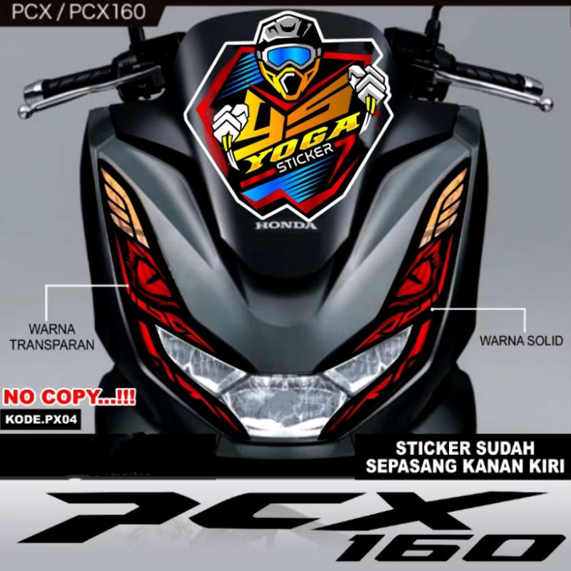 Honda pcx 16 cc สติ๊กเกอร์ไฟเลี้ยวหน้าบนและล่าง | Shopee Thailand