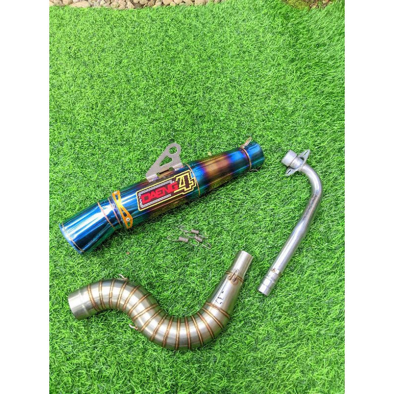 Daeng Sai4 ท่อ 51mm Cobra Mio Sporty Mio Soulty Beat Fi Click V1 Aerox ...