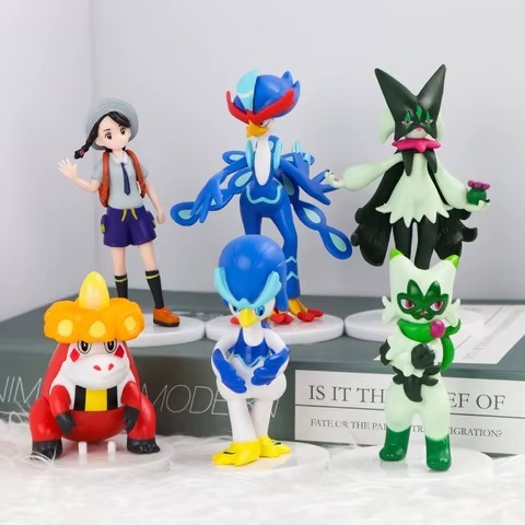 Pokemon Scale World Paldea Action Figure Set บรรจุ 6 ชิ้น | Shopee Thailand