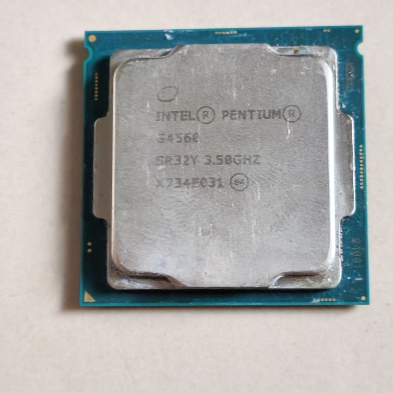 โปรเซสเซอร์ Intel Pentium G4560 TRY 3.50 GHz Socket โปรเซสเซอร์ LGA 1151 ต้นฉบับปกติถอดออกพร้อม ...