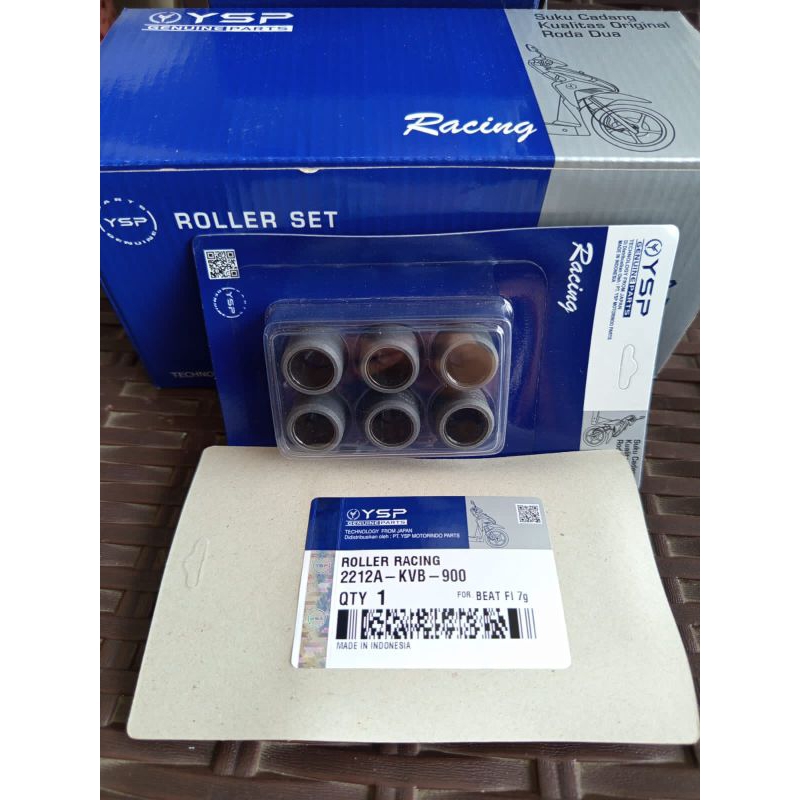 WHOLESALE (YSP) (ราคาต่อ 3 ชุด) ROLLER RACING BEAT FI 7 GRAM KVB (FCC ...