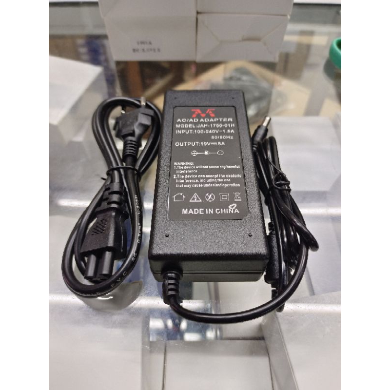 แหล่งจ่ายไฟ 19V 5A DC ยี่ห้อ M อินพุต AC 100-240V คุณภาพดี | Shopee Thailand