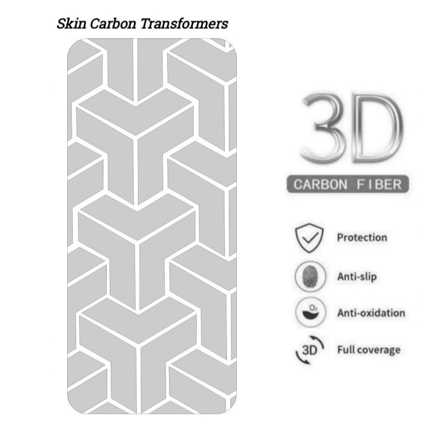 Garskin VIVO V50 Skin Carbon Transformers Motif อุปกรณ์ป้องกันหลัง ...