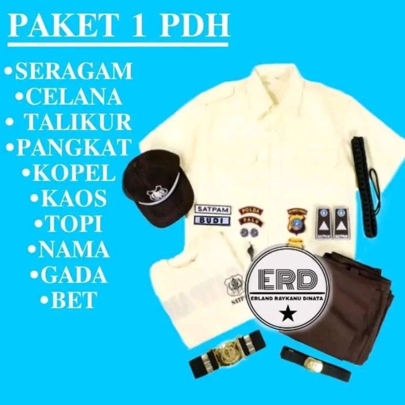 King Boanks ล่าสุด Pdh Security Guard Uniform 2025-2026 สีครีม แขนยาว รหัส 0016 | Shopee Thailand