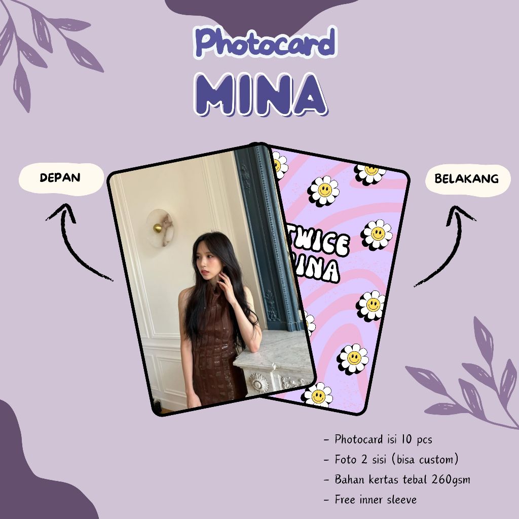 (10 ชิ้น) MINA TWICE PHOTOCARD | Shopee Thailand