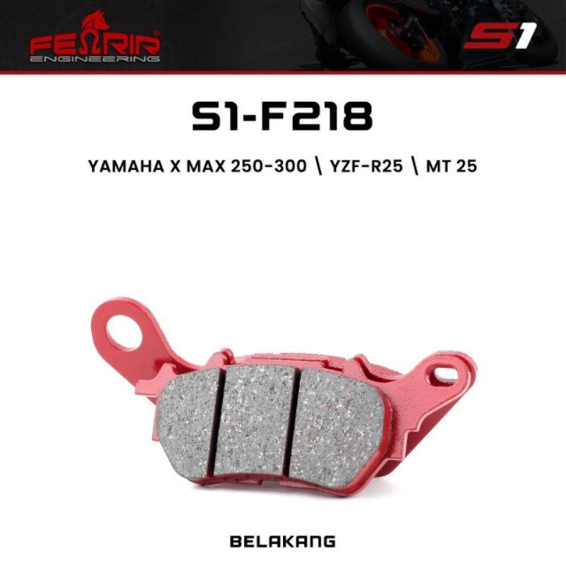 ผ้าเบรคหลัง Dispad Xmax 250 300 เก่าใหม่เชื่อมต่อ R25 MT25 YZF X-max ...