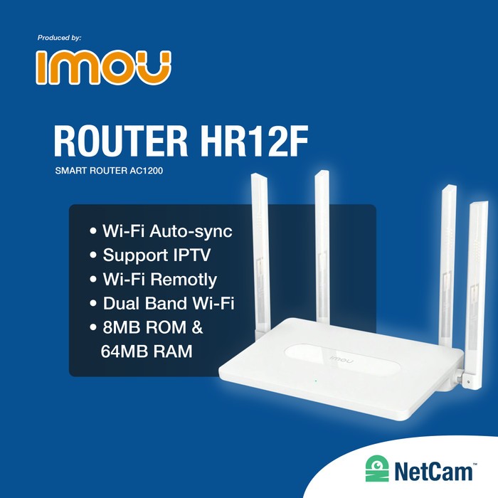 IMOU ROUTER HR12F AC1200 DUAL BAND 1200MBPS WIFI IMOU เราเตอร์ SYNC ...