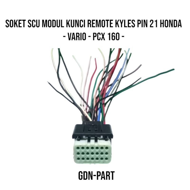 Scu Cable Socket Remote Module Kyles Pin 21 กุญแจจุดระเบิด Honda Vario ...
