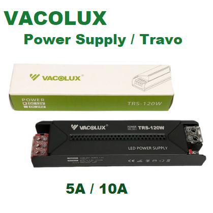 Vacolux Travo Slim 5A 10A/แหล่งจ่ายไฟLed Strip 60W 120W 5 10 Ampereอะแด ...