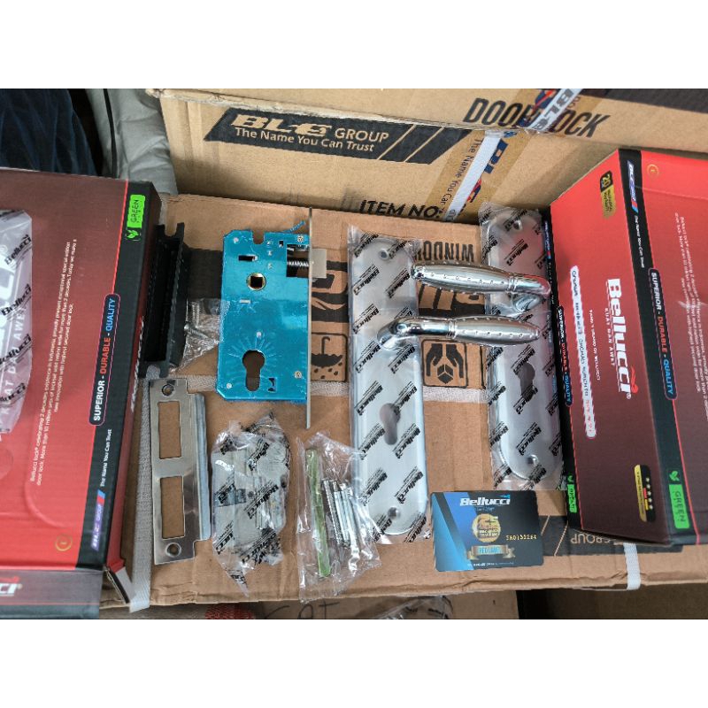 Belluci E52 NP Door Lock / Bellucci Medium Round Handle Lock / Complete ...