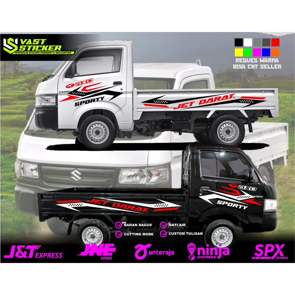 New Carry Pick Up สติ๊กเกอร์ติดรถยนต์ New Carry Pick Up Body Variation ...