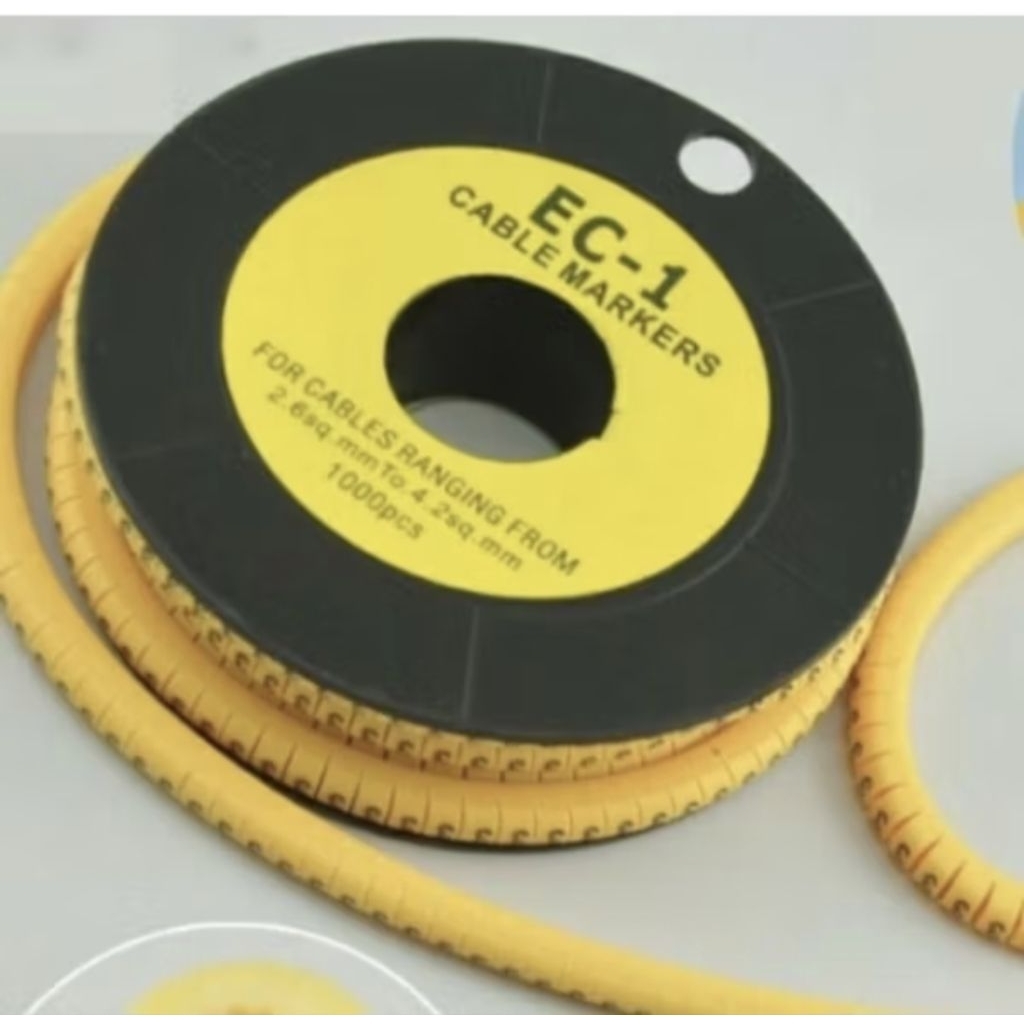 Cable Marker EC1 / EC-1 Cable Marker EC 1 Number 0-9 ตัวอักษร AZ Sign ...