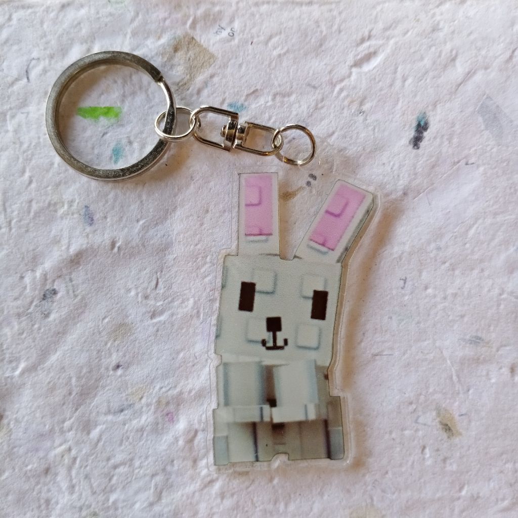 GANTUNGAN Grow A Garden BUNNY Pets Roblox ganci พวงกุญแจ Grow a Garden ...