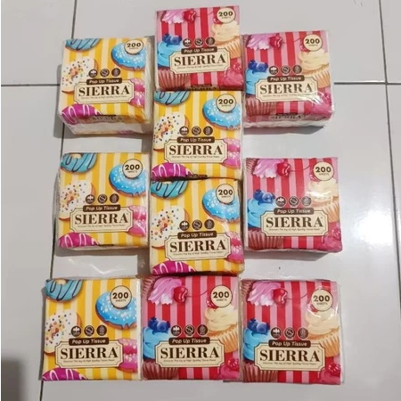 Sierra Tissue Napkin pop up 200 แผ่น / Sierra pop up ketacosmetic ...