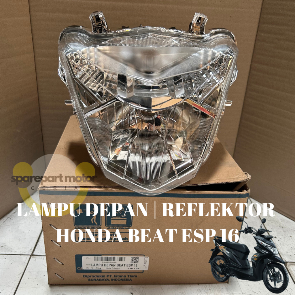 อะไหล่รถมอเตอร์ไซด์ | แผ่นสะท้อนแสง | ไฟหน้า | ไฟหน้า HONDA BEAT ESP 16 ...