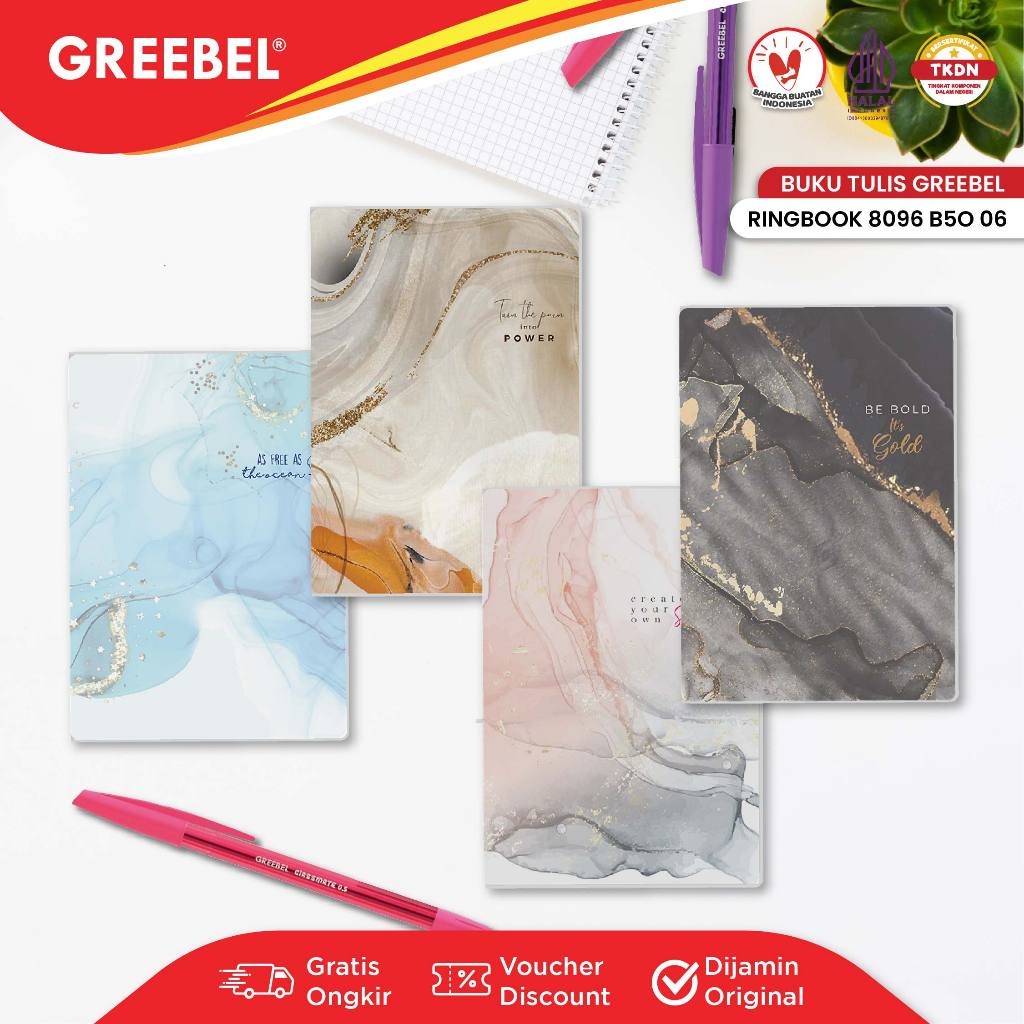GREEBEL Ringbook สมุดไดอารี่สุนทรียศาสตร์ / Ringbook 8096 B50 06 / 96 ...