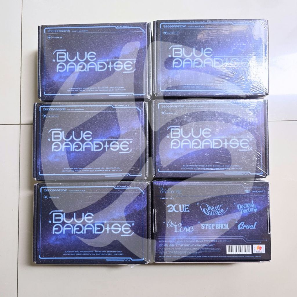 [READY] Zerobaseone ZB1 Blue Paradise Album KEY CAP เวอร์ชันปุ่มกดครบ ...