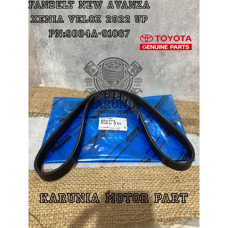 Fanbelt vbelt fan Belt เข็มขัด Van Belt Toyota New Avanza Xenia Veloz ...