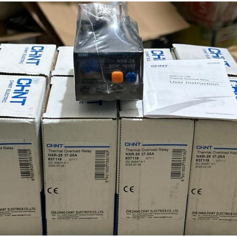 THERMAL OVERLOAD RELAY CHINT NXR-25 (17-25A) | Shopee Thailand