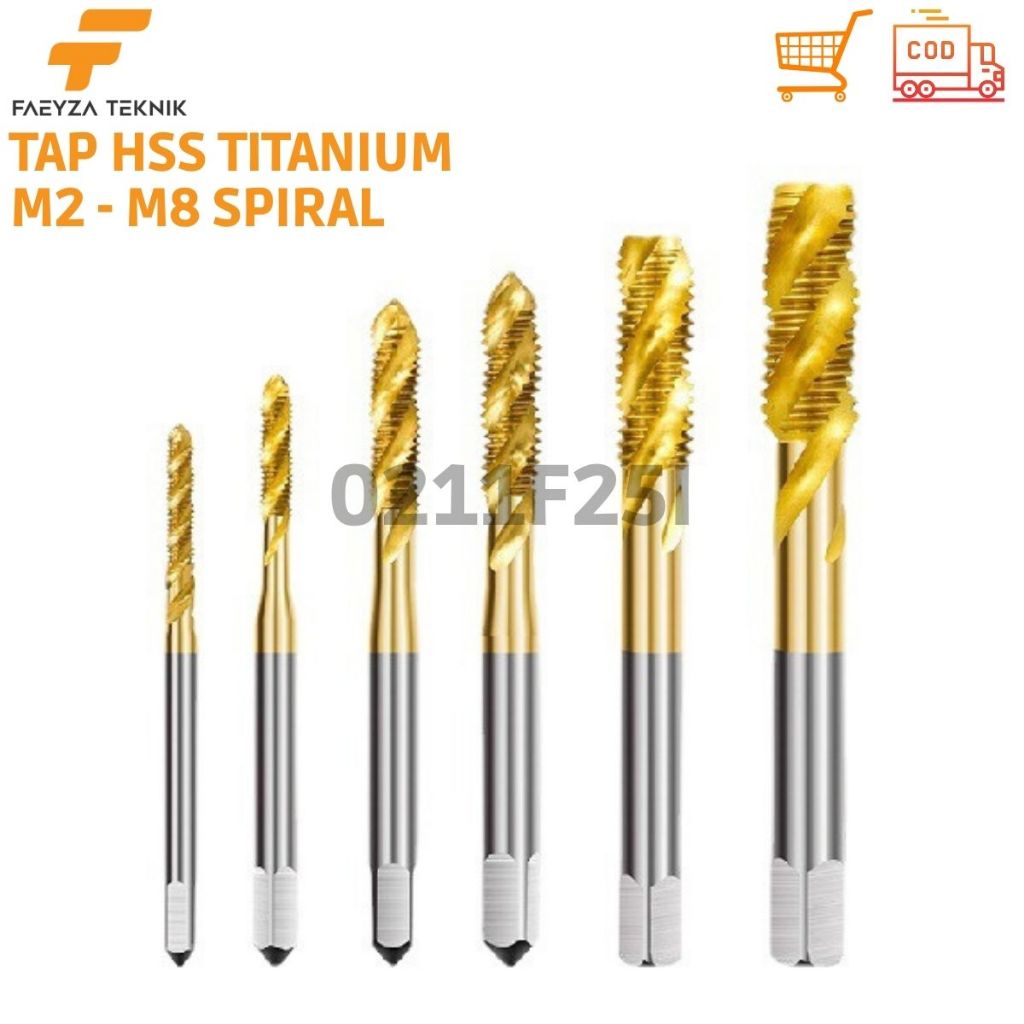 MESIN Tap Hand Tap เครื่อง M2 M2.5 M3 M4 M5 M6 M8 เกลียว HSS ไทเทเนียมไม่ Yamawa OSG YG | Shopee ...