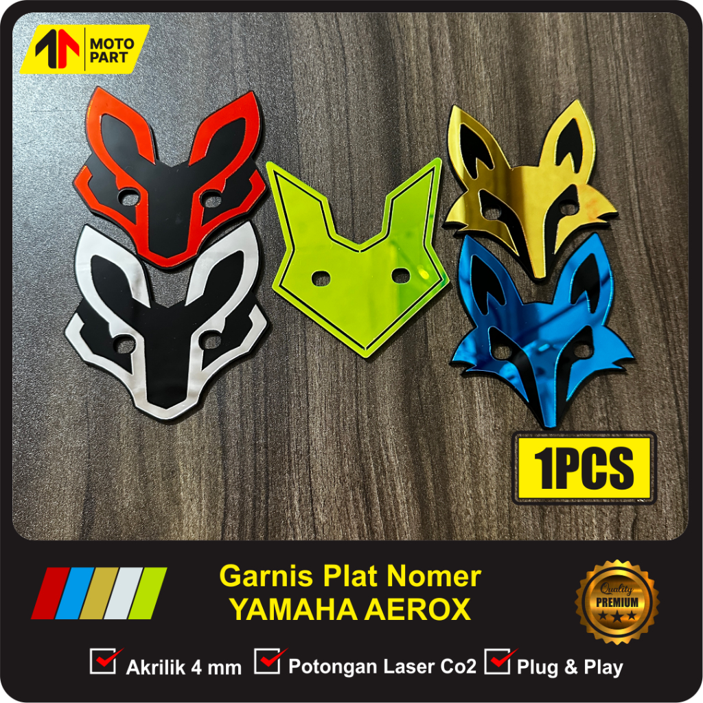 อะคริลิค GARNIS สําหรับ YAMAHA AEROX NUMBER PLATES | Shopee Thailand