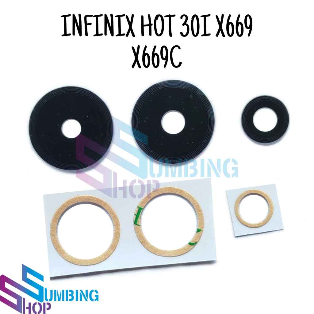 Infinix Hot 30i X669 X669C เลนส์กล้อง เลนส์กล้อง เลนส์กล้องหลัง ...