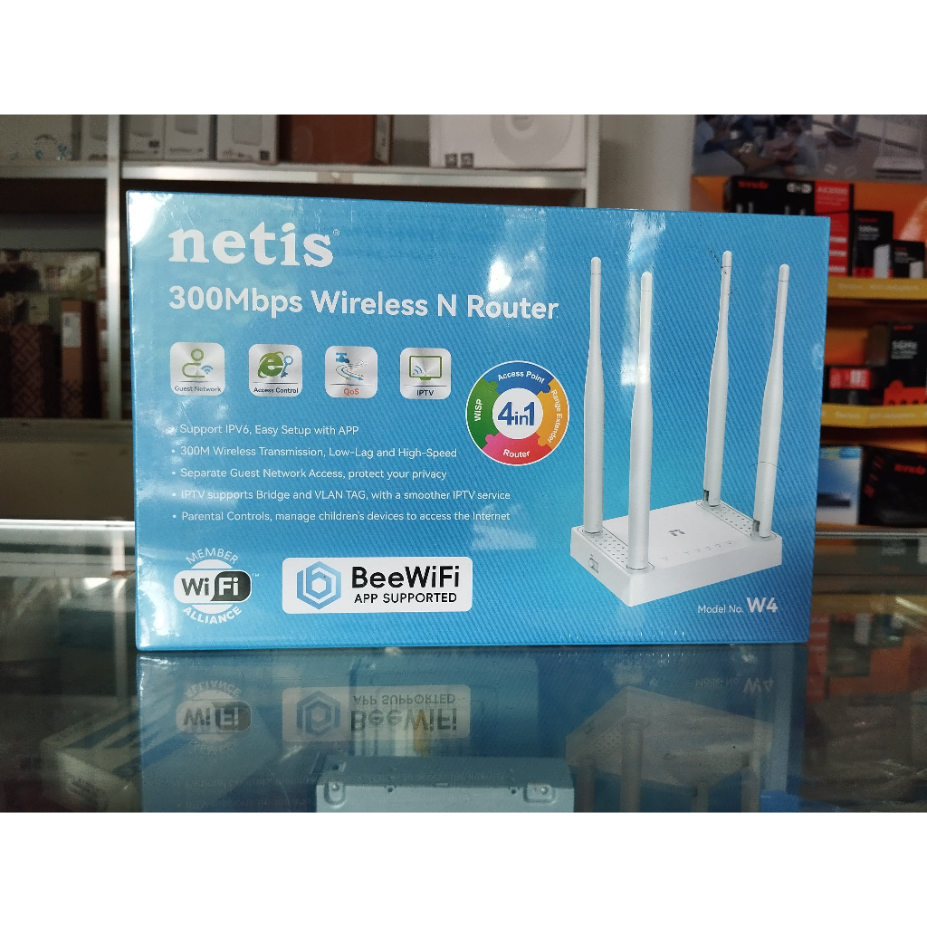เราเตอร์ Wireless N ของ Netis W4 | Shopee Thailand