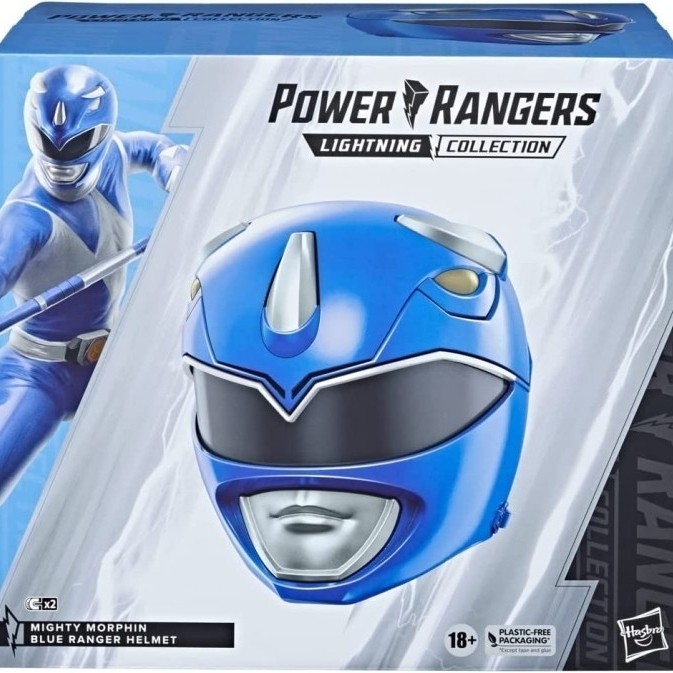หมวกกันน็อค Hasbro Power Rangers Lightning Collection Blue Ranger ...